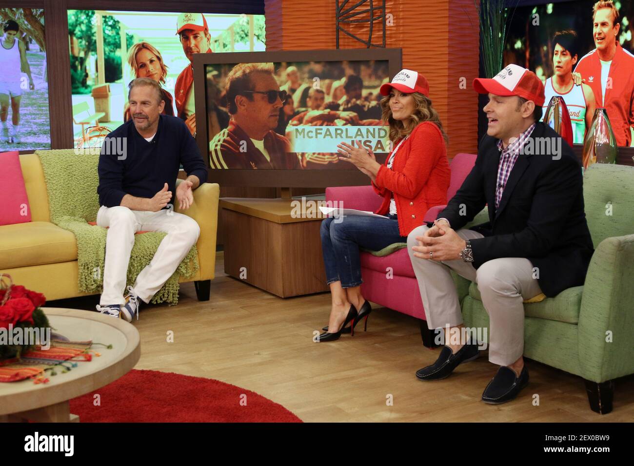 MIAMI, FL - FEBRUARY 13: Actor Kevin Costner, Karla Martinez and Alan ...