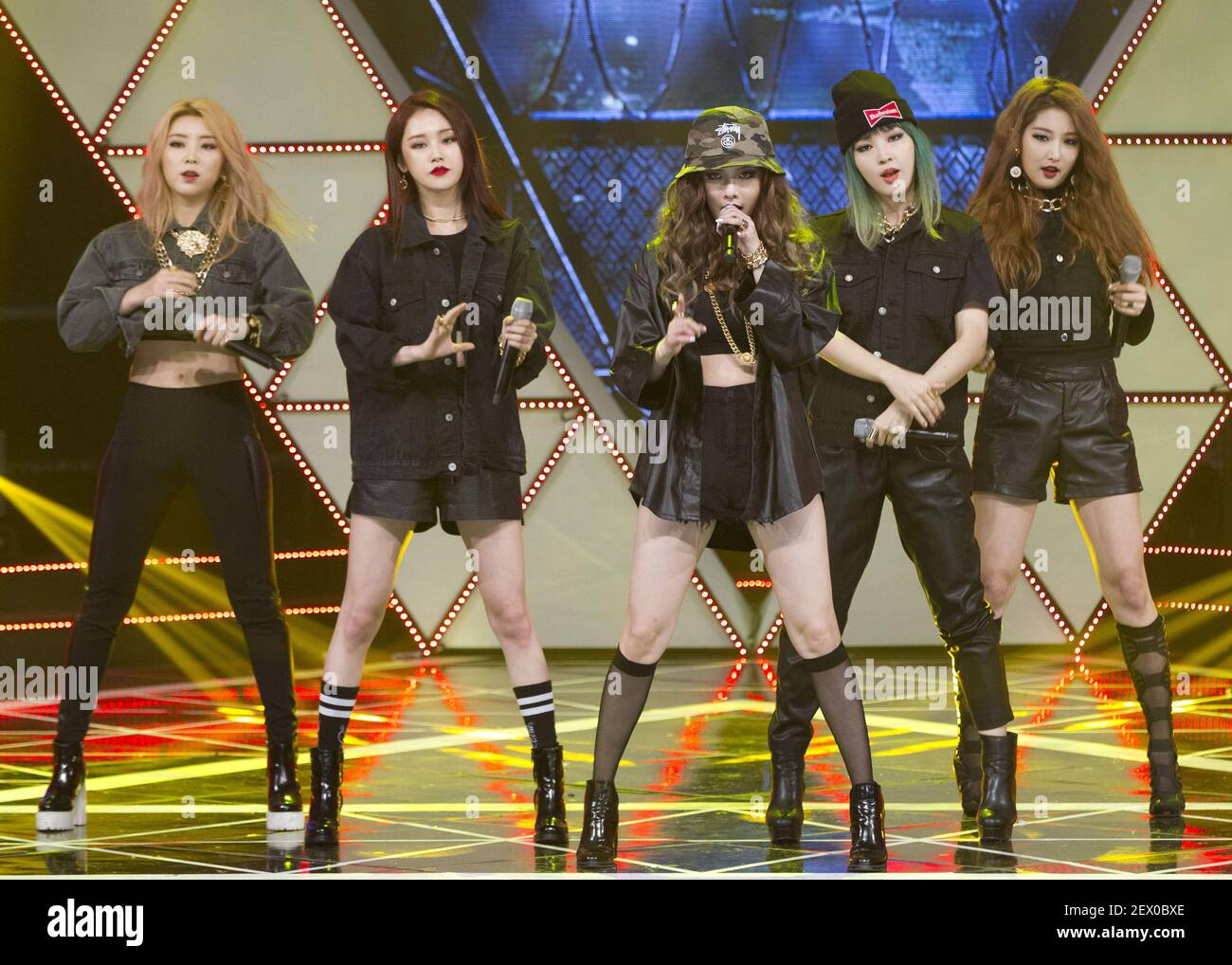 11 February 2015 - Goyang, South Korea : South Korean girl group ...