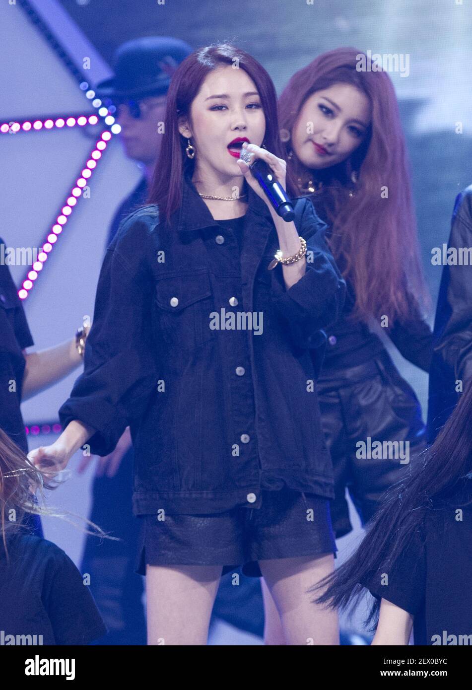 11 February 2015 - Goyang, South Korea : South Korean Gayoon, member of ...