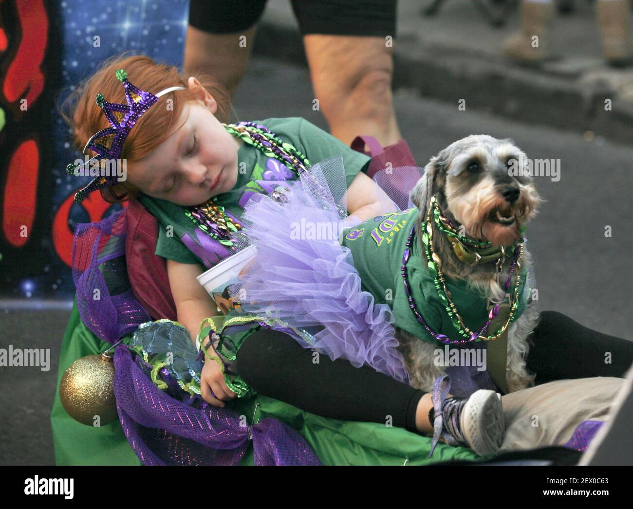 08 Feb 2015. New Orleans, Louisiana. Mardi Gras. The Mystic Krewe of ...