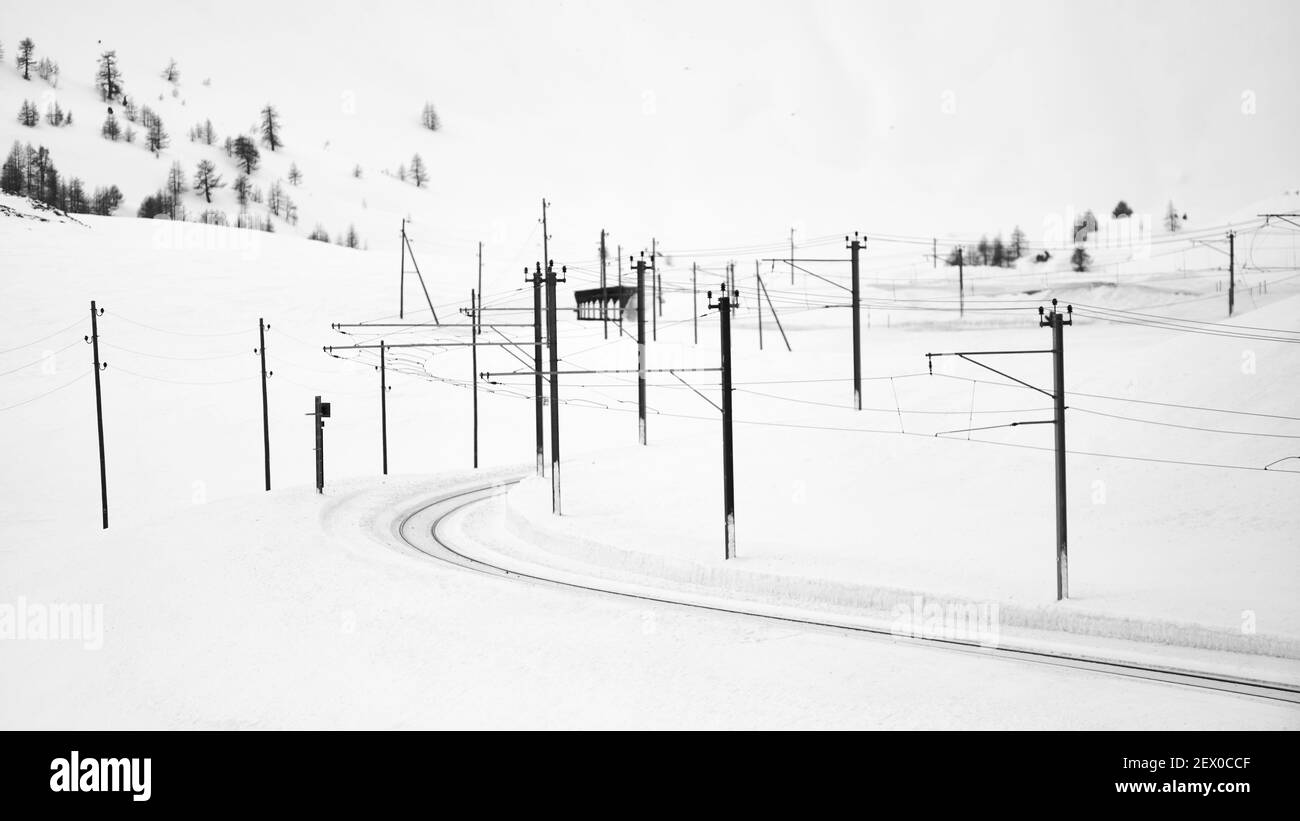 High altitude railway hi-res stock photography and images - Alamy