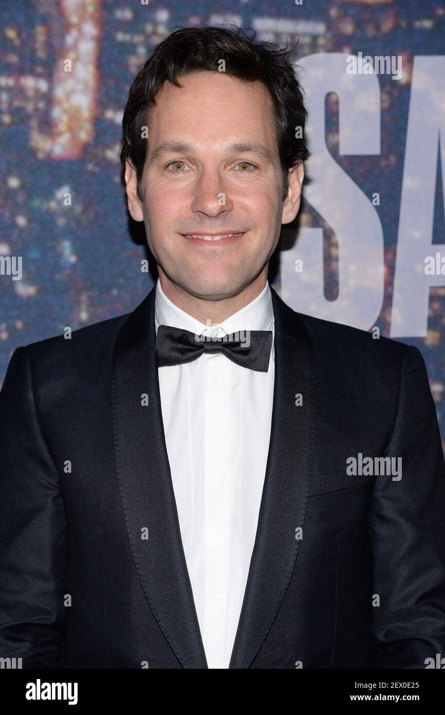 Actor Paul Rudd attends the SNL 40th Anniversary Special at 30 ...