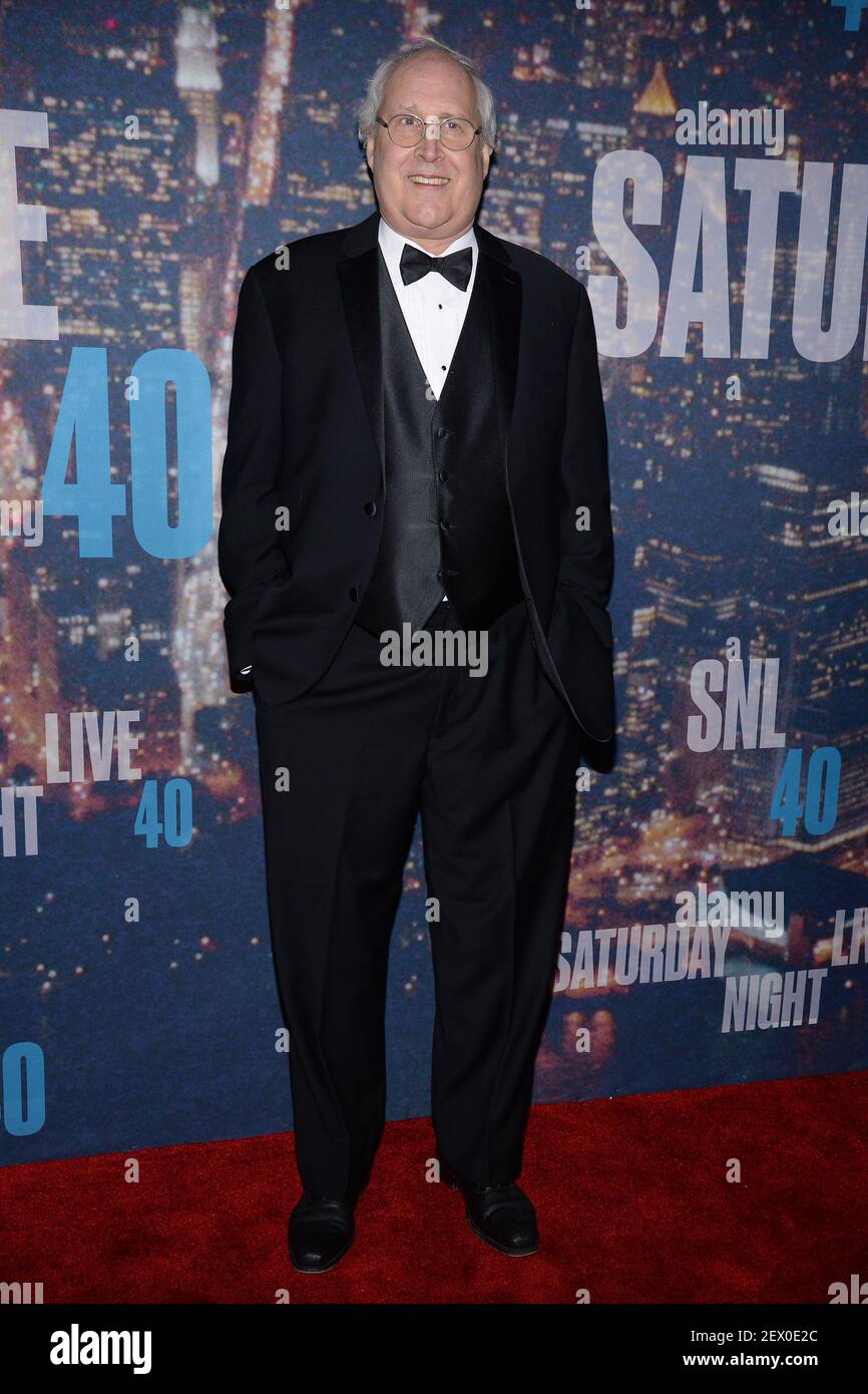 Actor Chevy Chase attends the SNL 40th Anniversary Special at 30 ...