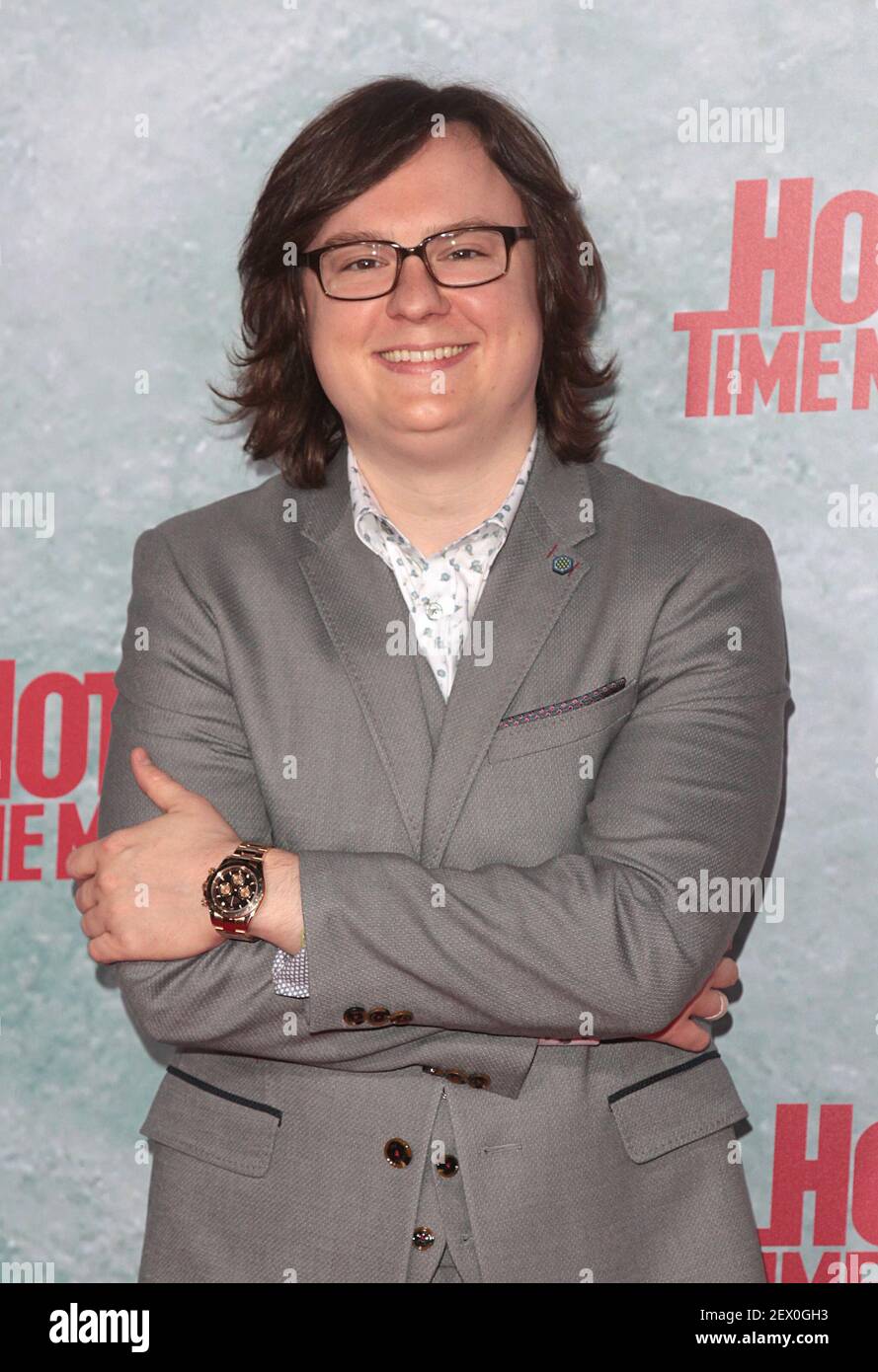 Clark Duke attends The Los Angeles Premiere of "Hot Tub Time Machine 2 ...