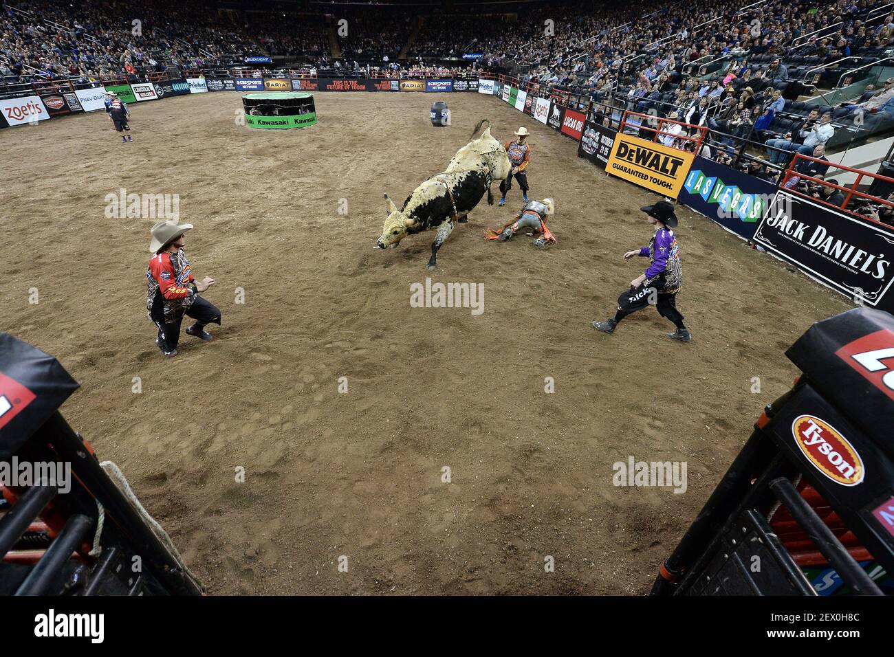 Jason Malone lands on the ground after riding Kiss Psycho Circus during ...