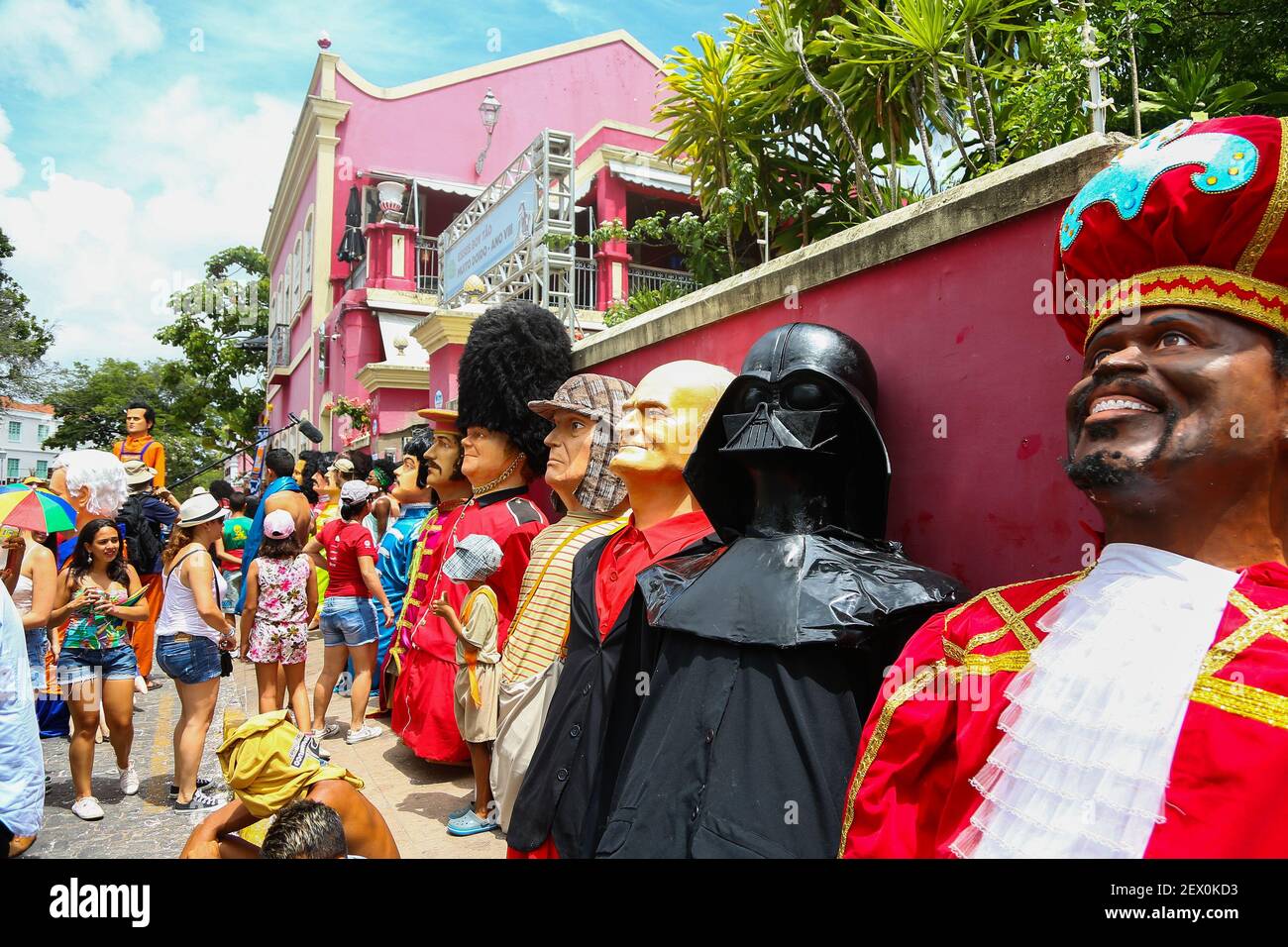 OLINDA/PE - 16/02/2015 - Traditional Carnival figures from the state of ...
