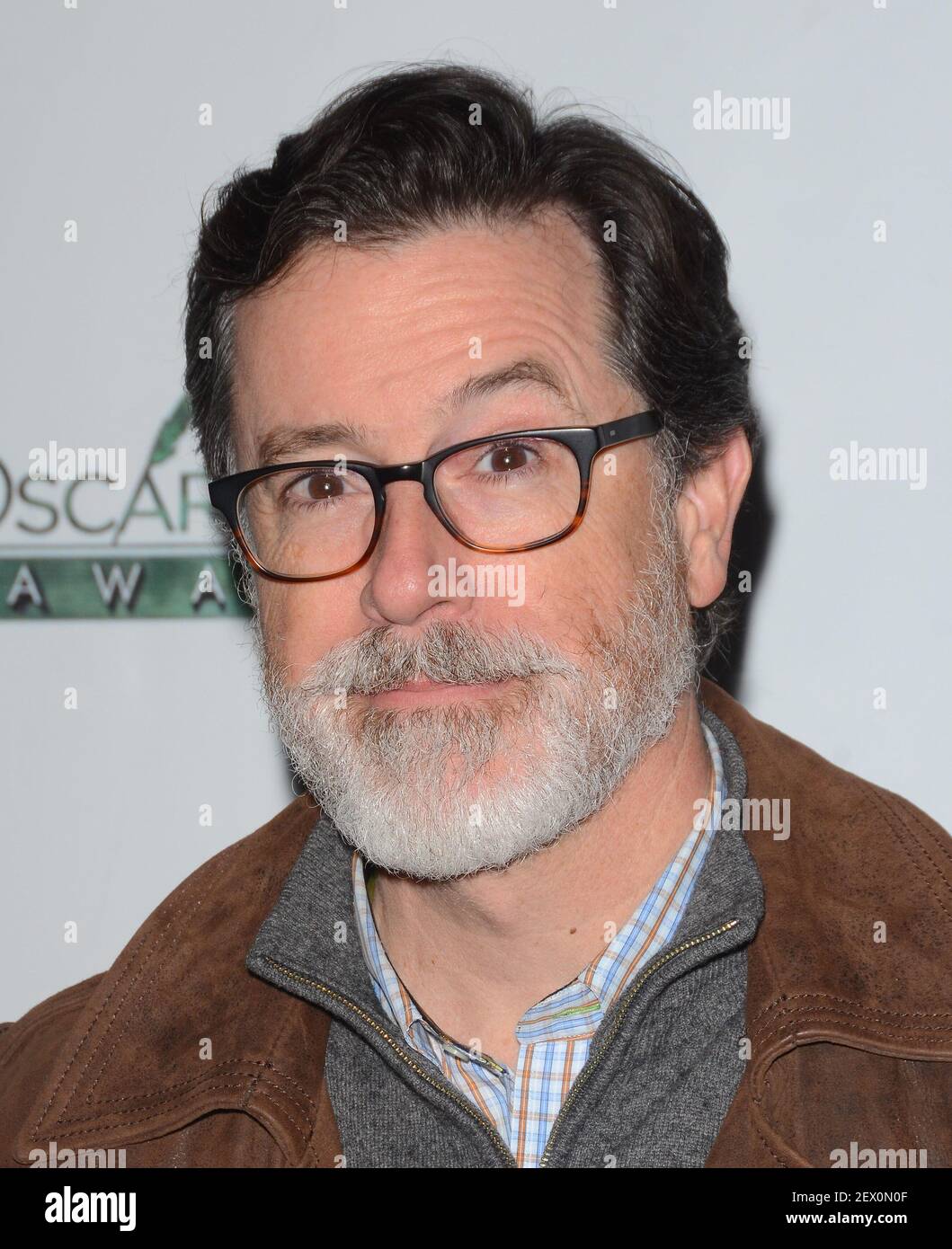 19 February 2015 - Santa Monica, Ca - Stephen Colbert. Arrivals for the ...