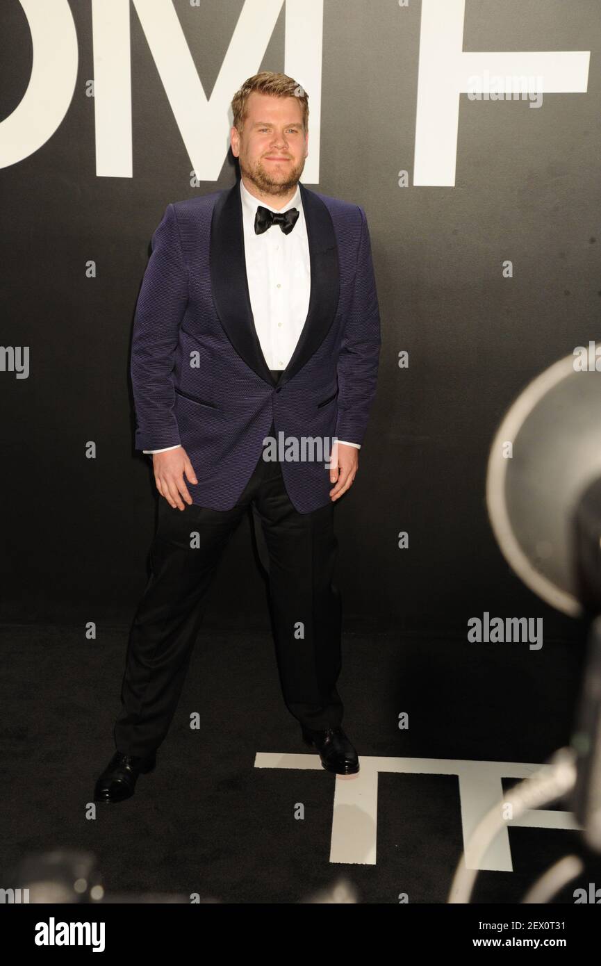 James Corden at the Tom Ford Fall 2015 Collection celebrity arrivals ...