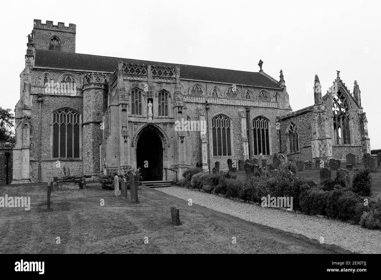 Medieval church sea Black and White Stock Photos & Images - Alamy