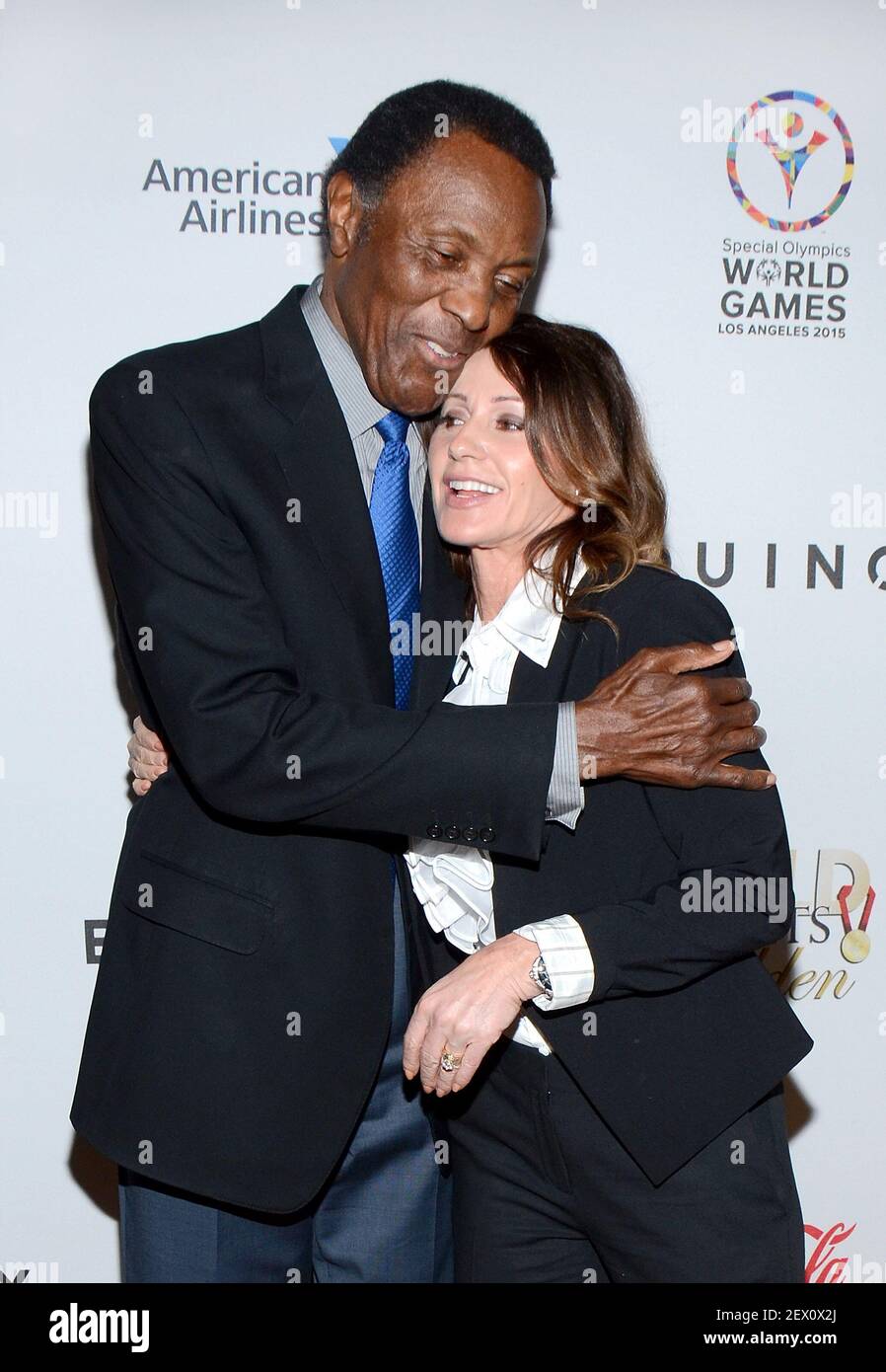 21 February 2015 - West Los Angeles, California - Rafer Johnson, Nadia ...