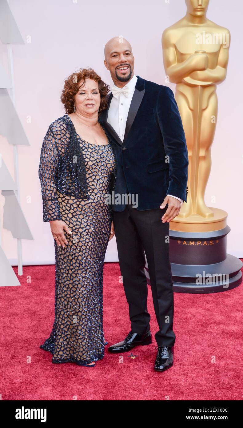 Rapper and Actor Common and and his mother mom Dr. Mahalia Ann Hines ...