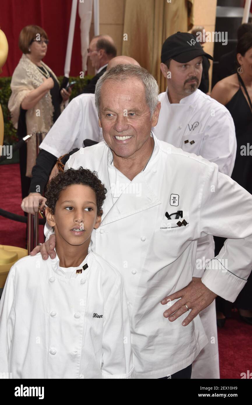 (L-R) Oliver Puck, Wolfgang Puck during the 87th Annual Academy Awards ...