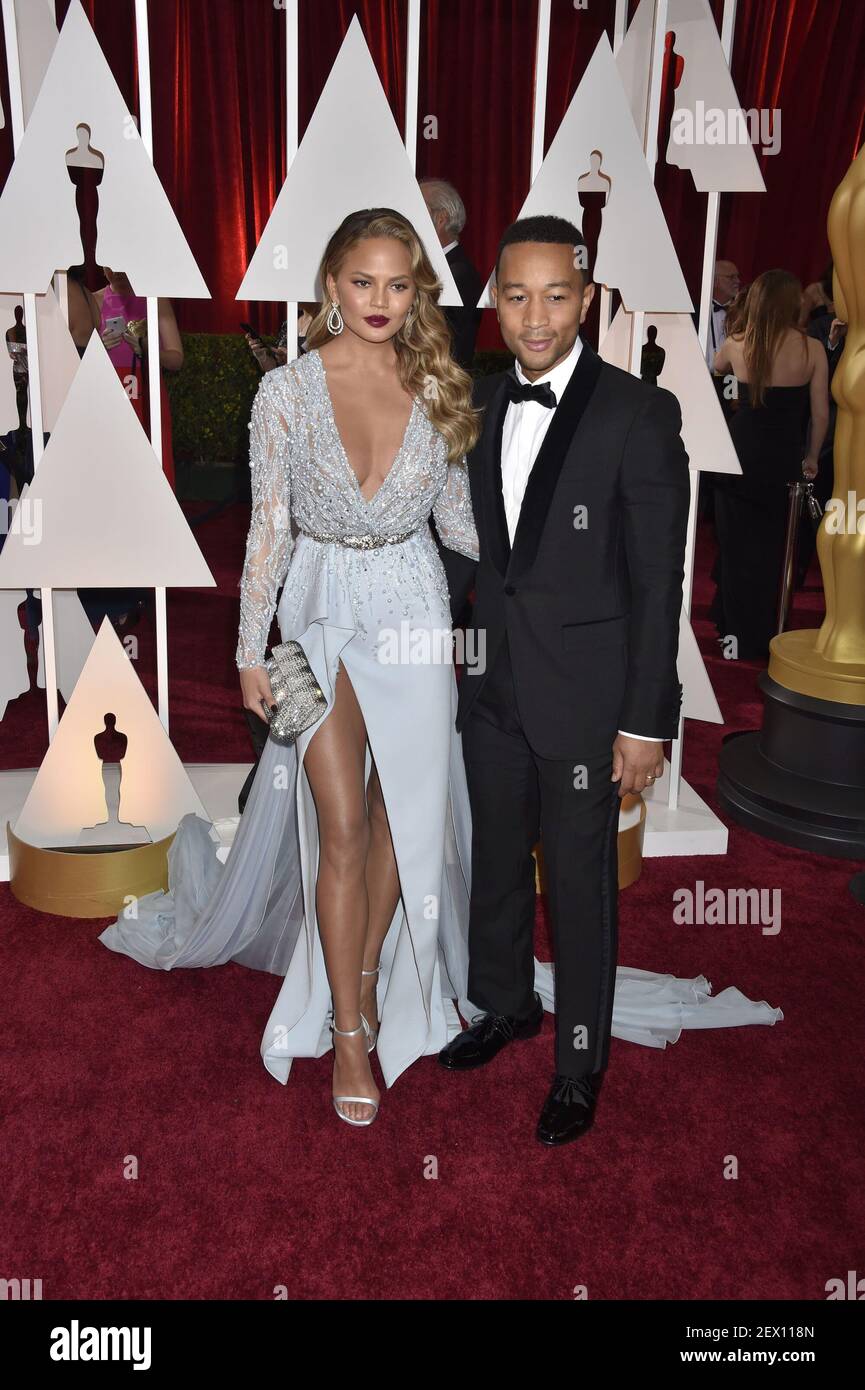 Chrissy Teigen attends the 87th Annual Academy Awards, held at ...