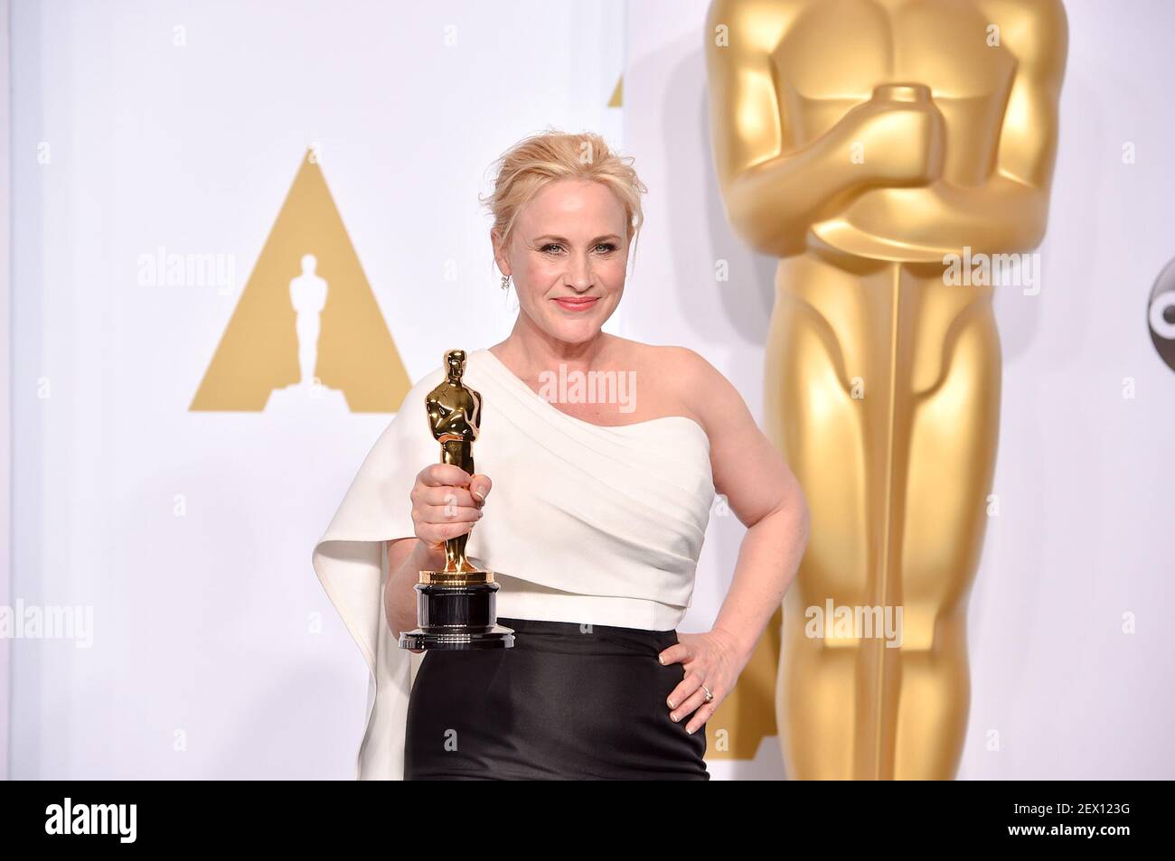 Best Supporting Actress Winner Patricia Arquette in the press room at ...