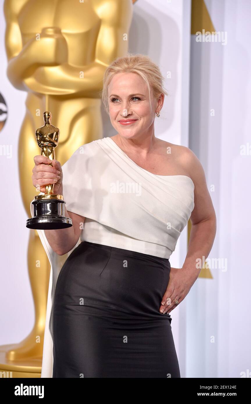 Best Supporting Actress Winner Patricia Arquette in the press room at ...