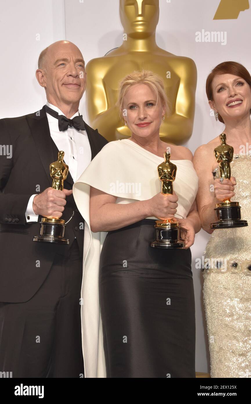 Academy Award Winners L-R: JK Simmons, Patricia Arquette, Julianne ...