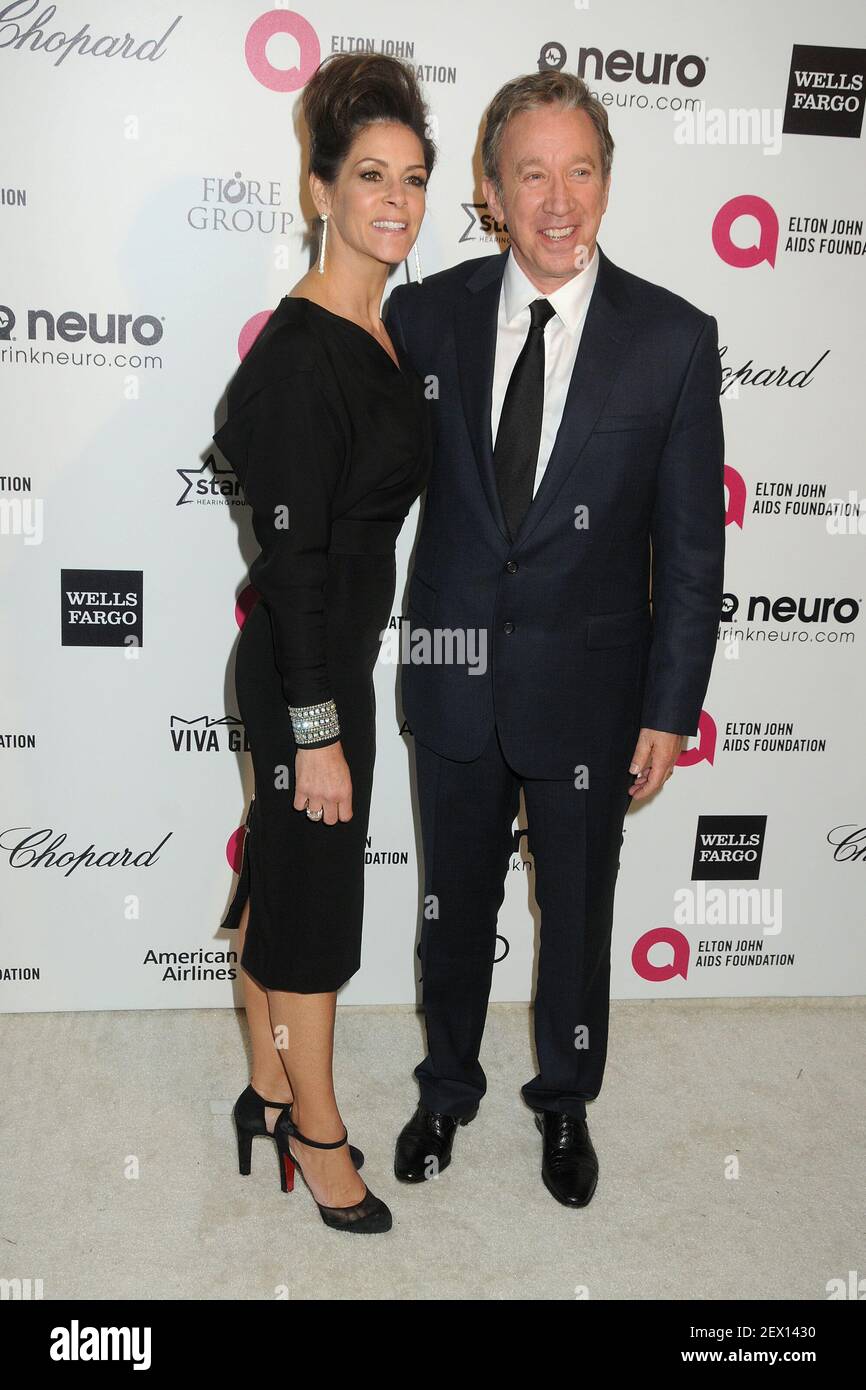 22 February 2015 - West Hollywood, California - Jane Hajduk, Tim Allen ...