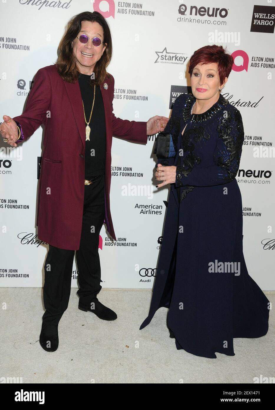 22 February 2015 - West Hollywood, California - Ozzy Osbourne, Sharon ...
