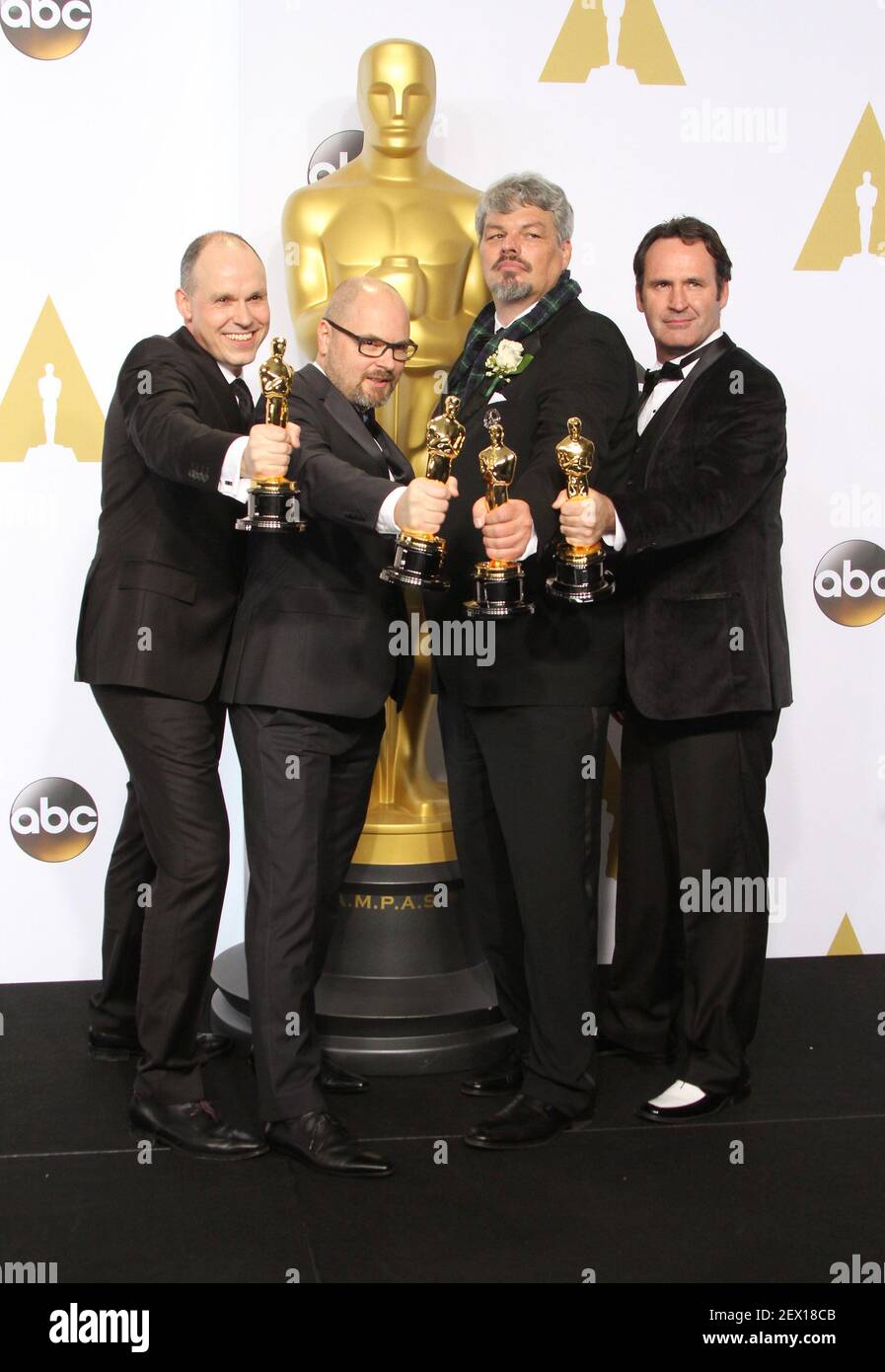 24 February 2015 - West Hollywood, California - Paul Franklin, Andrew ...