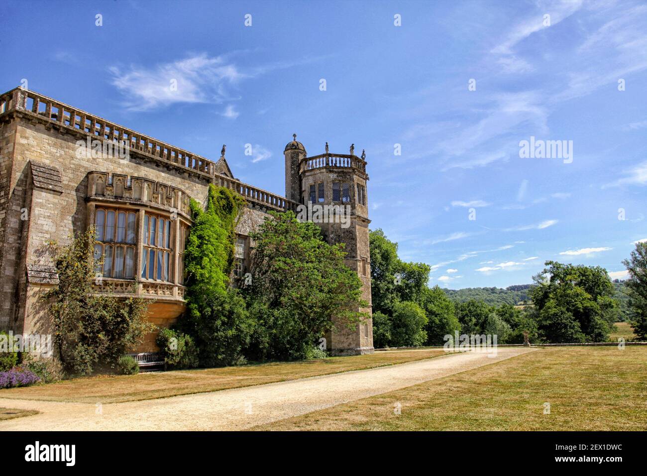 Medieval 15th century Lacock Abbey, home of Fox Talbot and recent Harry ...