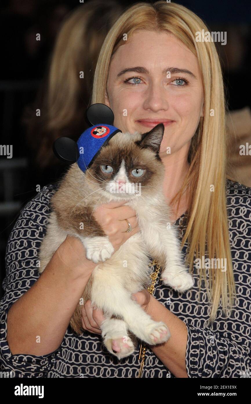 1 March 2015 - Los Angeles, California - Grumpy Cat, Tabatha Bundesen. "Cinderella" World ...
