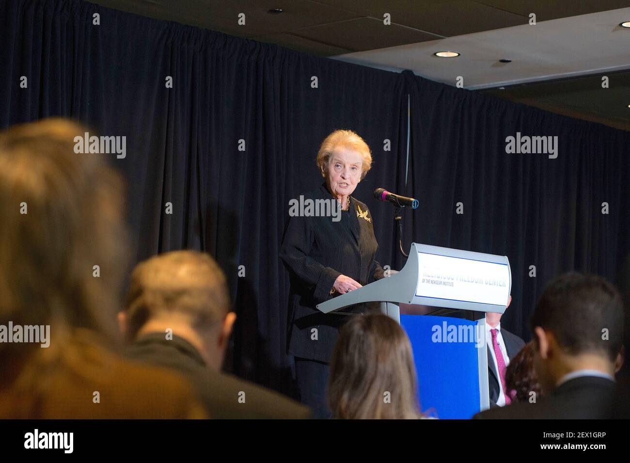 Former Secretary of State Madeleine Albright delivers remarks on the ...