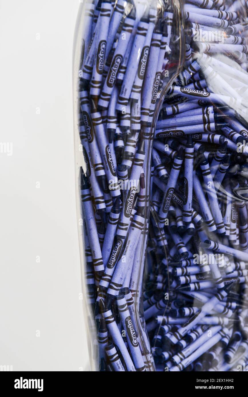 Cynthia Rowley crayon mannequin for Bloomingdale's partnership project ...