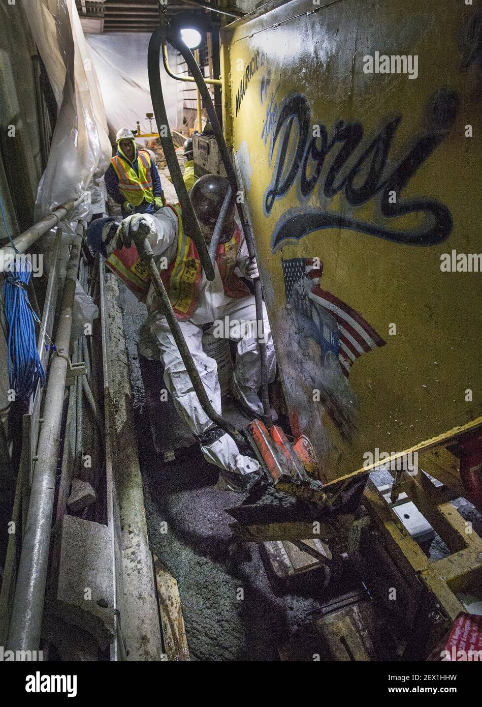 Latest walkthrough of work being done at the 63rd Street Station of ...