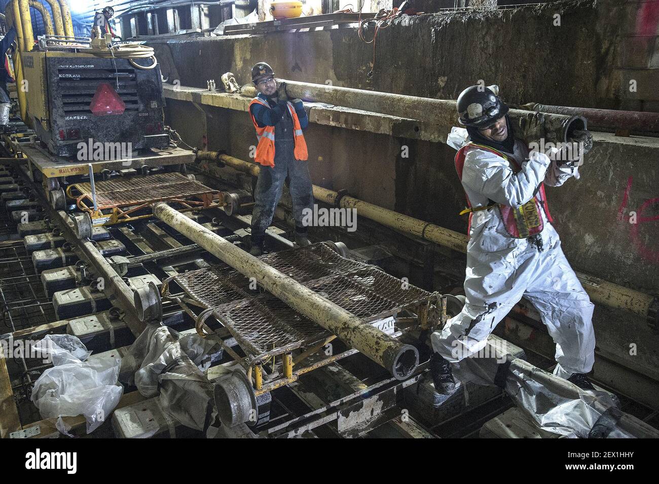 Latest walkthrough of work being done at the 63rd Street Station of ...
