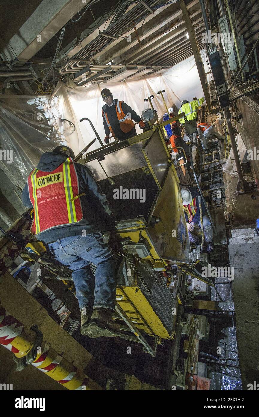 Latest walkthrough of work being done at the 63rd Street Station of ...