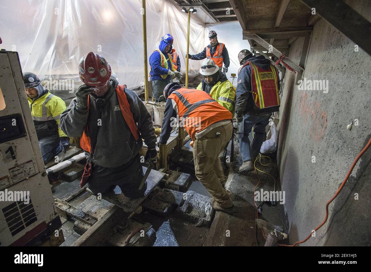 Latest walkthrough of work being done at the 63rd Street Station of ...
