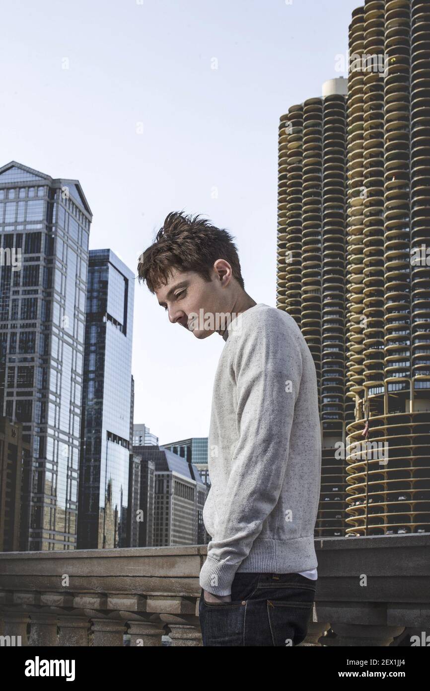 Spencer Tweedy, musician and son of Wilco frontman Jeff Tweedy, poses for portrait in downtown ...