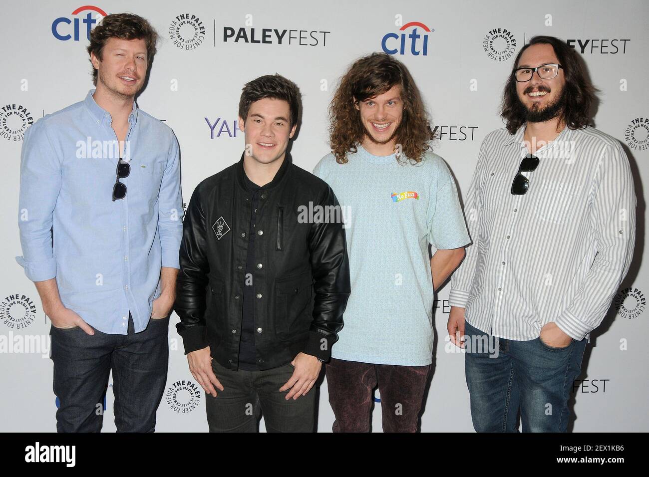 7 March 2015 - Hollywood, California - Anders Holm, Adam DeVine, Blake ...