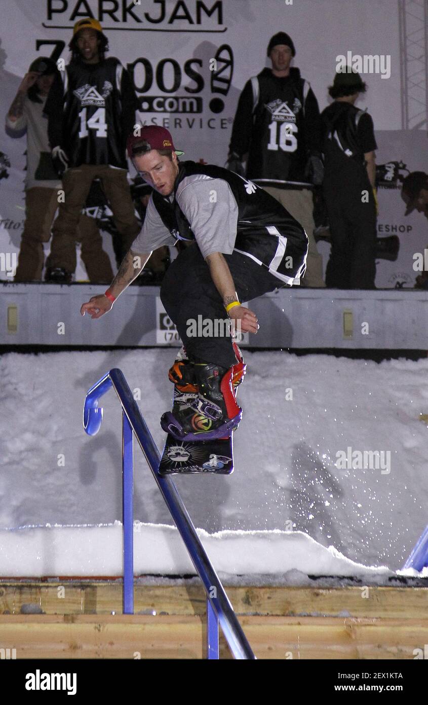 07 March 2015 - Las Vegas, NV - Snow Boarders. Park on Fremont hosts ...