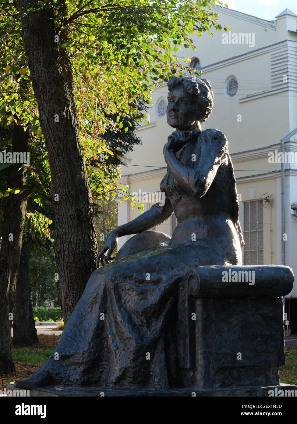 Nizhyn, Ukraine, October 20, 2020. Monument to the famous Ukrainian ...