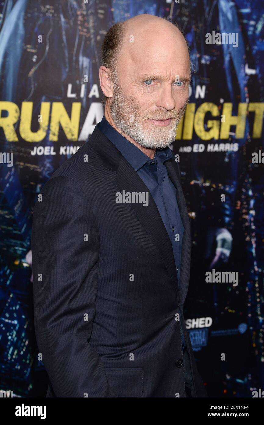 Actor Ed Harris attends the "Run All Night" World Premiere at AMC ...