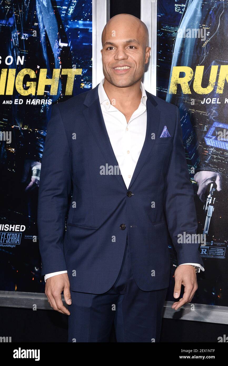 Actor Gavin-Keith Umeh attends the "Run All Night" World Premiere at ...