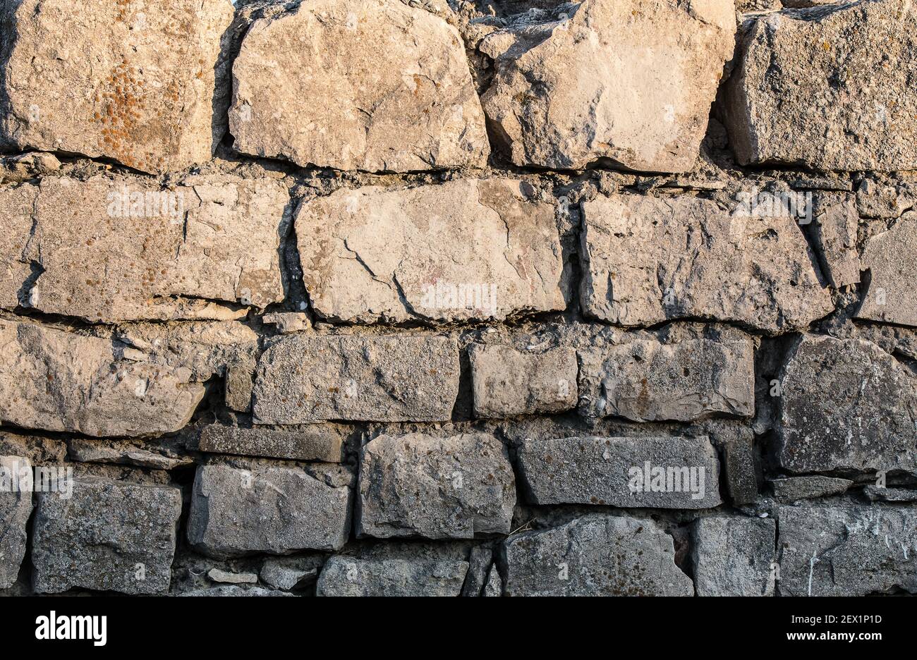 background wall of rough stone Stock Photo - Alamy