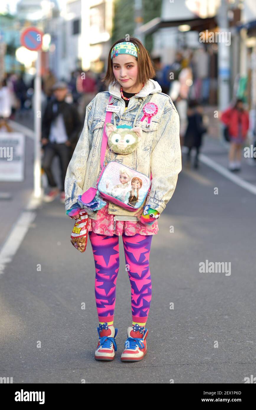 Street Fashion in Tokyo, Japan on 15th February, 2015. (Photo by Top ...