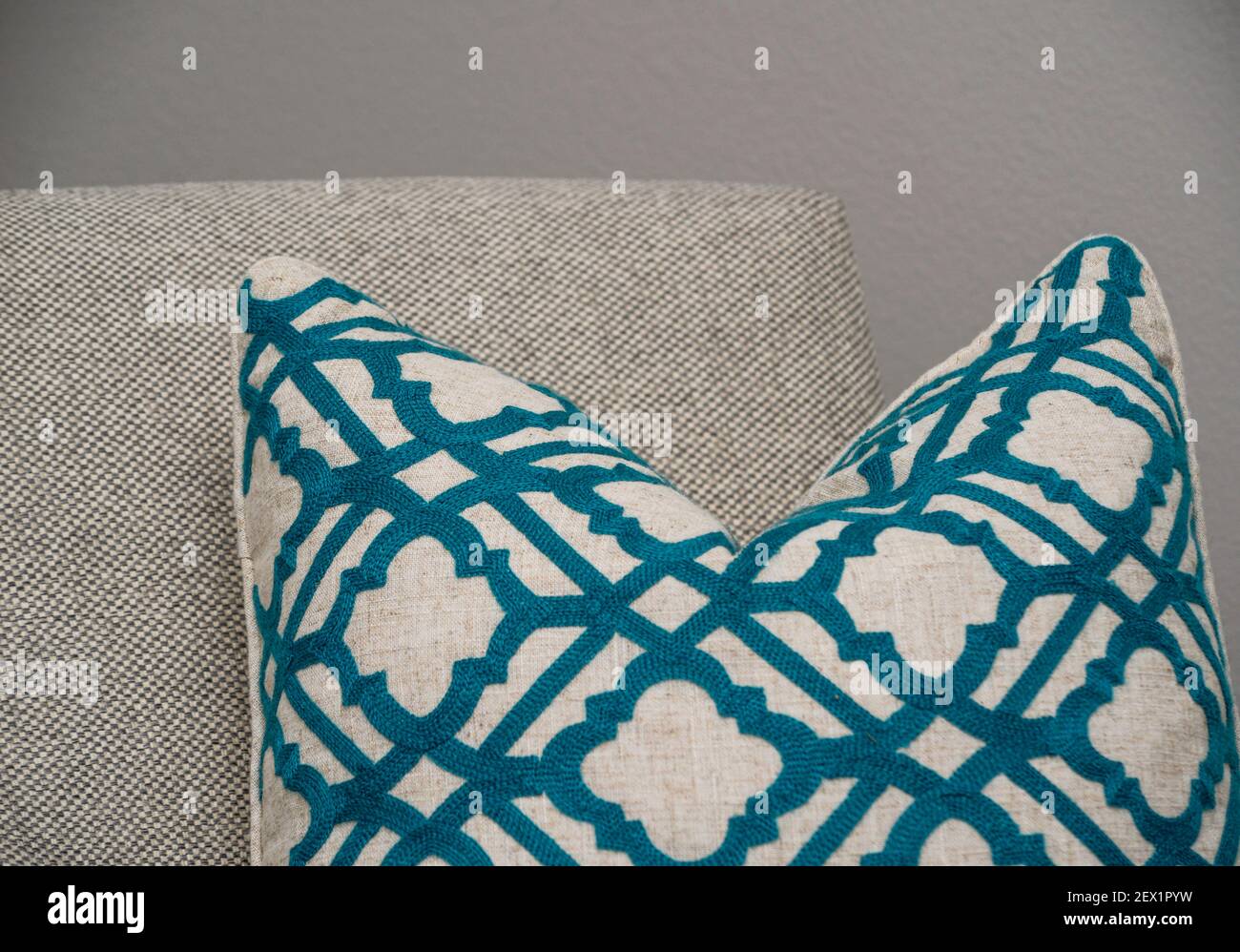 Closeup of cushions from residential interior design Stock Photo - Alamy