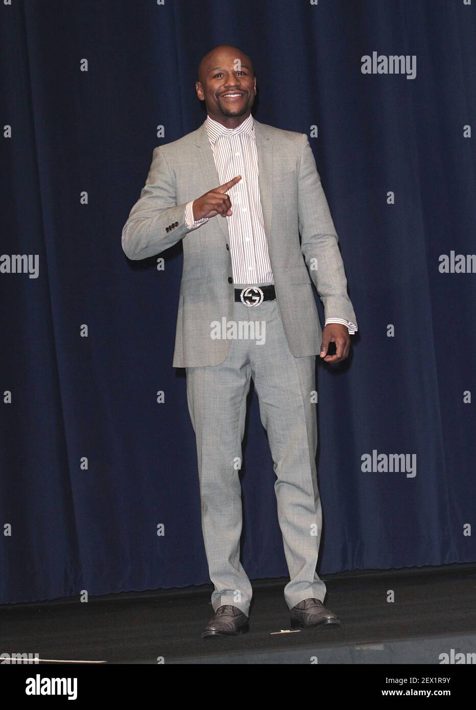 Floyd Mayweather attends Floyd Mayweather versus Manny Pacquiao - Press ...