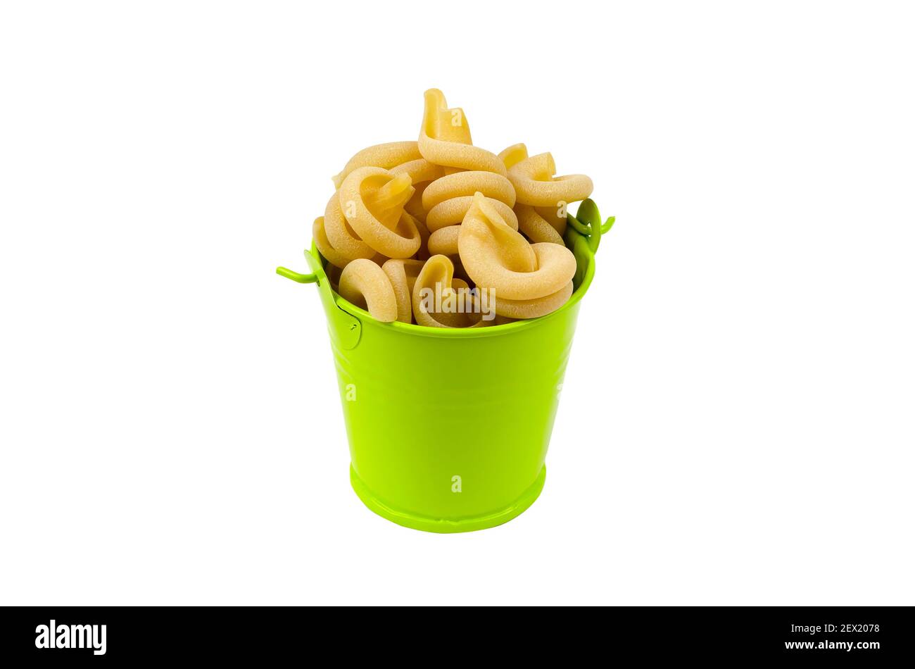 White bucket pasta on Cut Out Stock Images & Pictures - Alamy