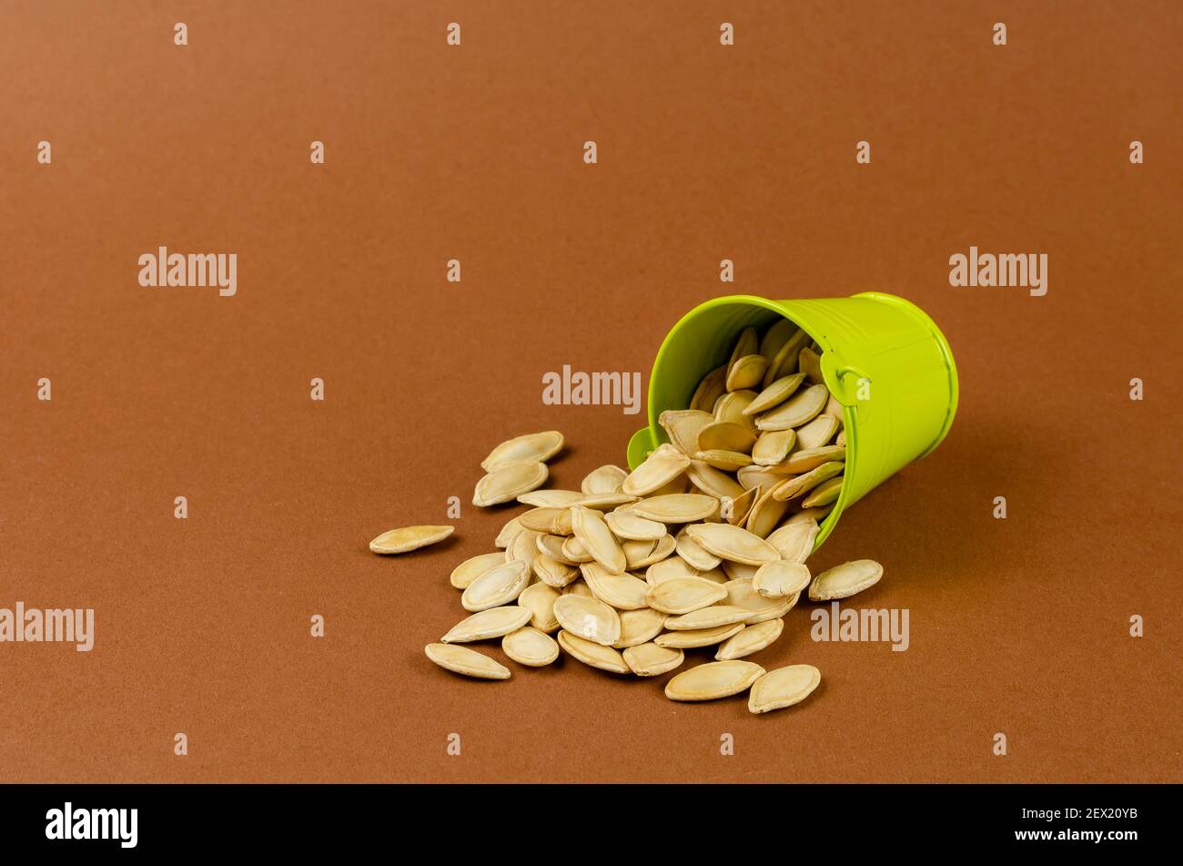 Small bucket pumpkin seeds hi-res stock photography and images - Alamy