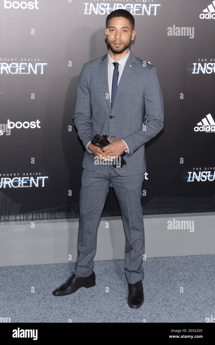Actor Jesse Smollet attends the New York Premiere of "The Divergent ...