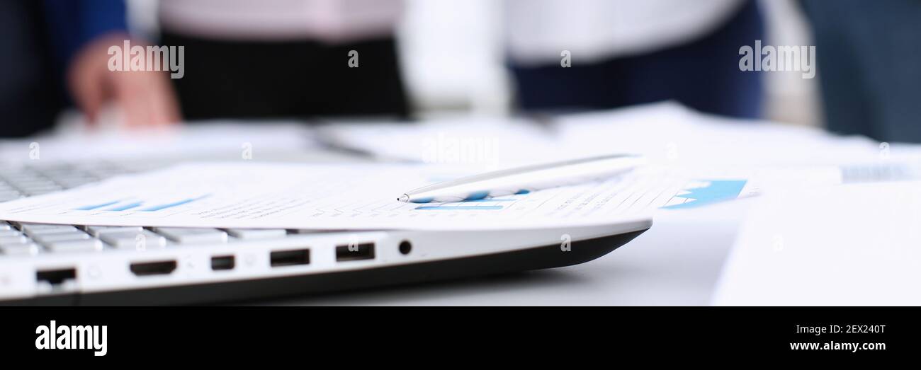Important paper lie at table Stock Photo - Alamy
