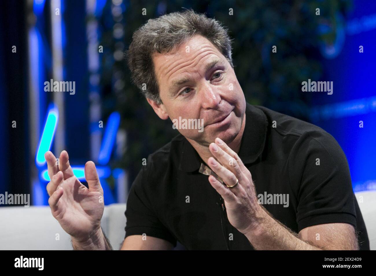 Greg Wyler, CEO, OneWeb, speaks at the 14th annual U.S. Chamber Of ...