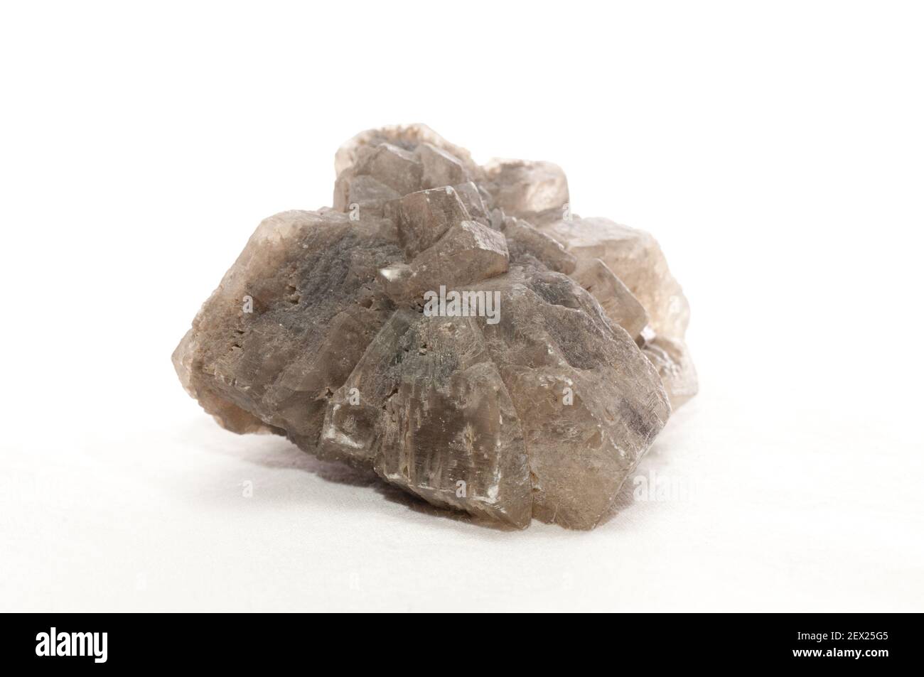 a rough unrefined gypsum sample with large crystals Stock Photo - Alamy
