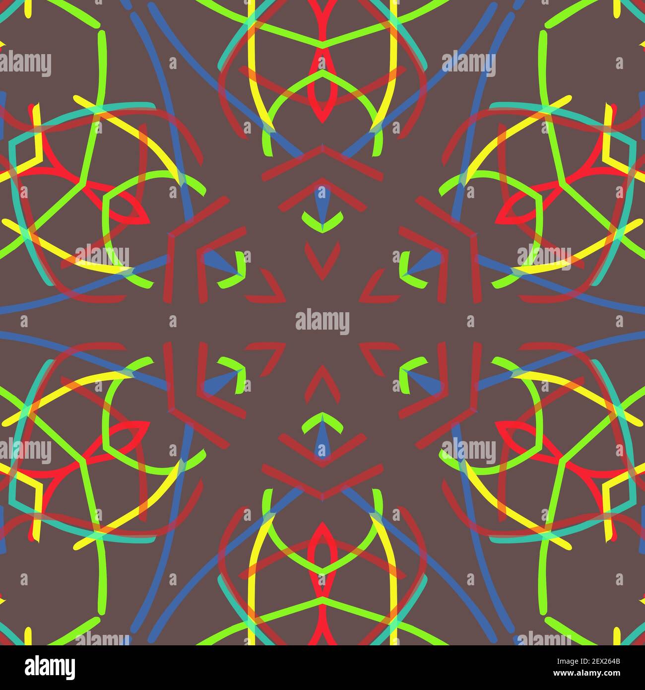 Pattern design made with the help of graphics editing and formatting ...