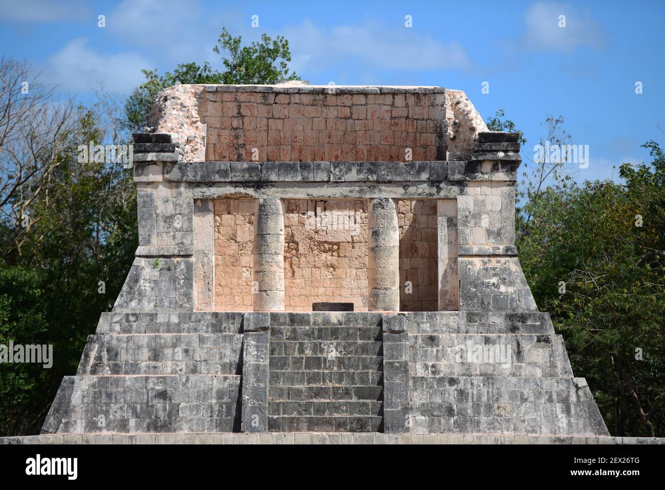 The Temple of the Bearded Man at Chichen Itza, Mexico pictured on March ...