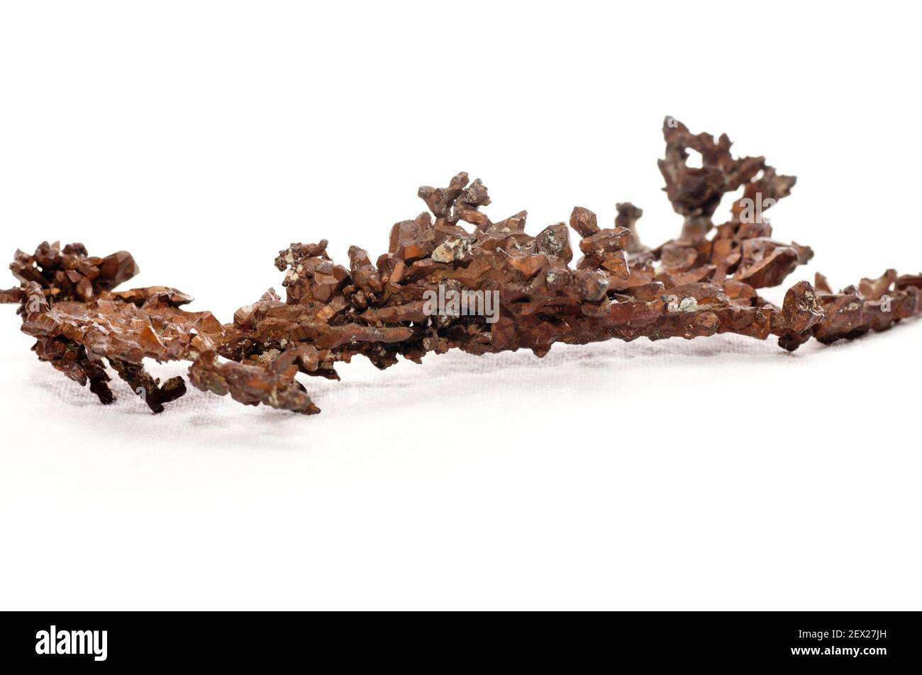 copper ore metal mineral sample used in manufacturing and jewelry Stock ...